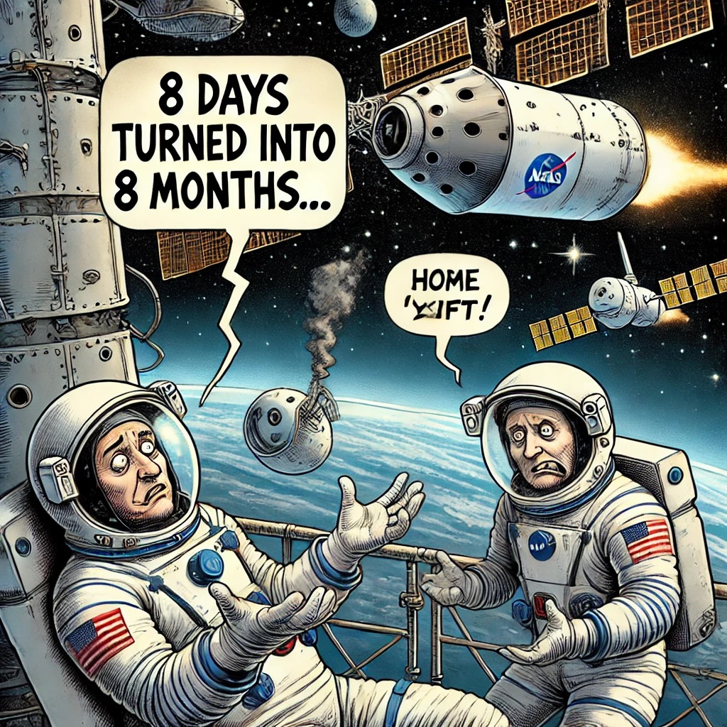 8天變8個月？！NASA太空人返航遇到大麻煩啦 | 明日科學